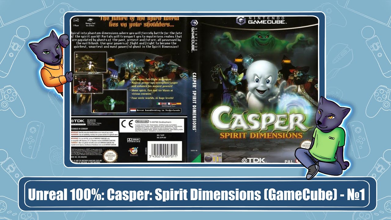 Unreal 100%: Casper: Spirit Dimensions (GameCube) - №1 - YouTube