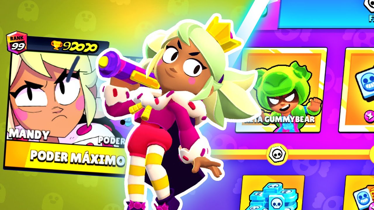 A NOVA BRAWLER MANDY É FRACA? - YouTube