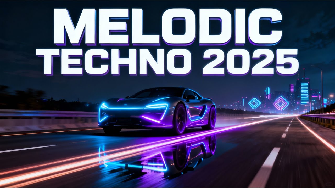 MELODIC EDM TECHNO MIX 2025 ⚡ Deep Focus Beats & Night Drive Energy ...