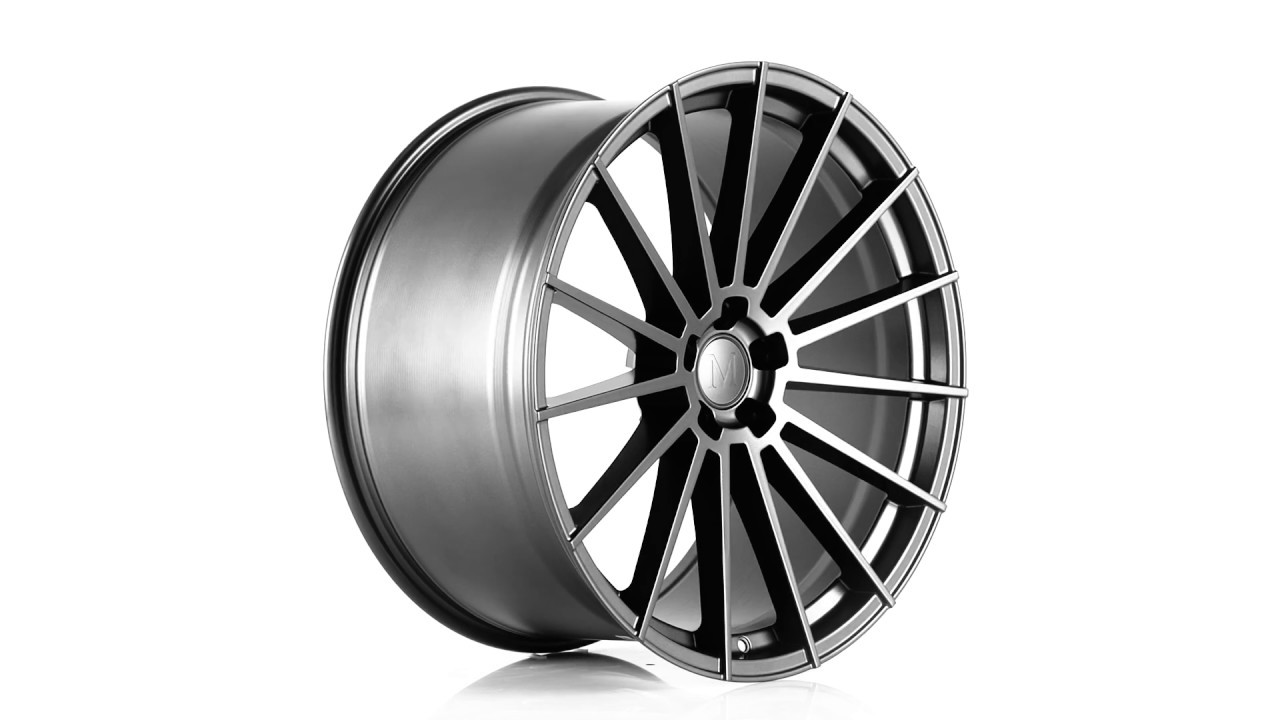 Mandrus Mercedes Wheels- the Stirling in Gloss Gunmetal - YouTube