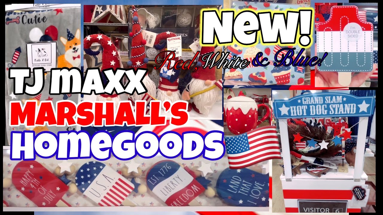 Yes! FINALLY SEEING MORE NEW RED, WHITE@ BLUE @ Homegoods, TJ MAXX ...