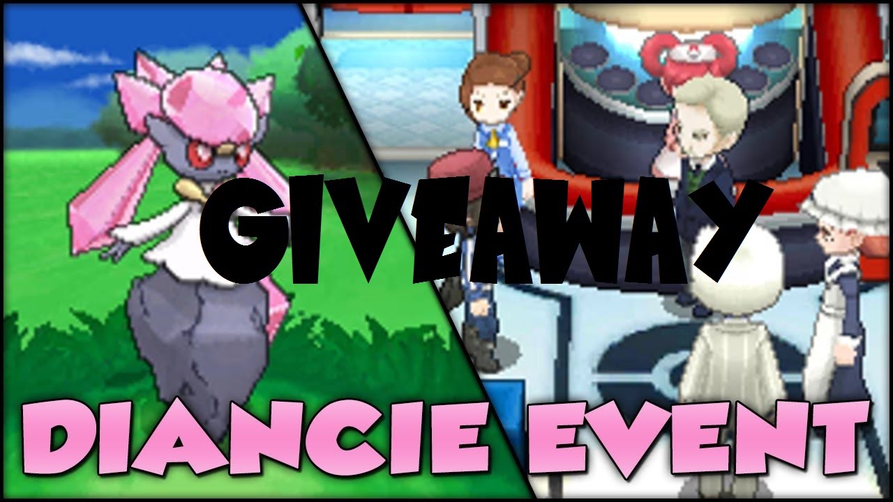Diancie Event Code Giveaway In Pokemon X & Y and ORAS! - YouTube
