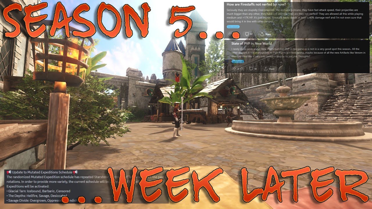 One week into Season 5 of New World🥸How is it?🤔#gaming #newworld #pvp # ...
