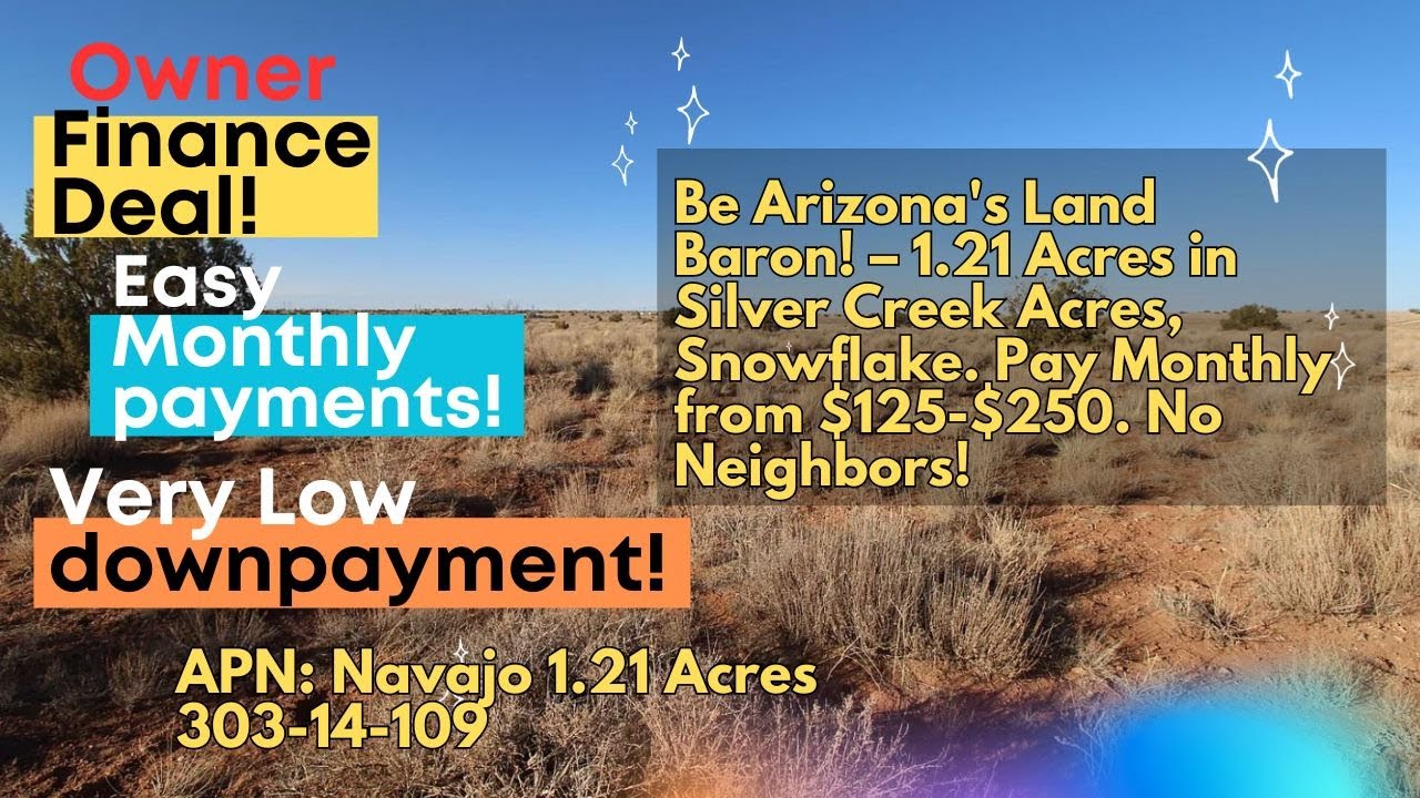 Be Arizona's Land Baron! – 1.21 Acres in Silver Creek Acres, Snowflake ...