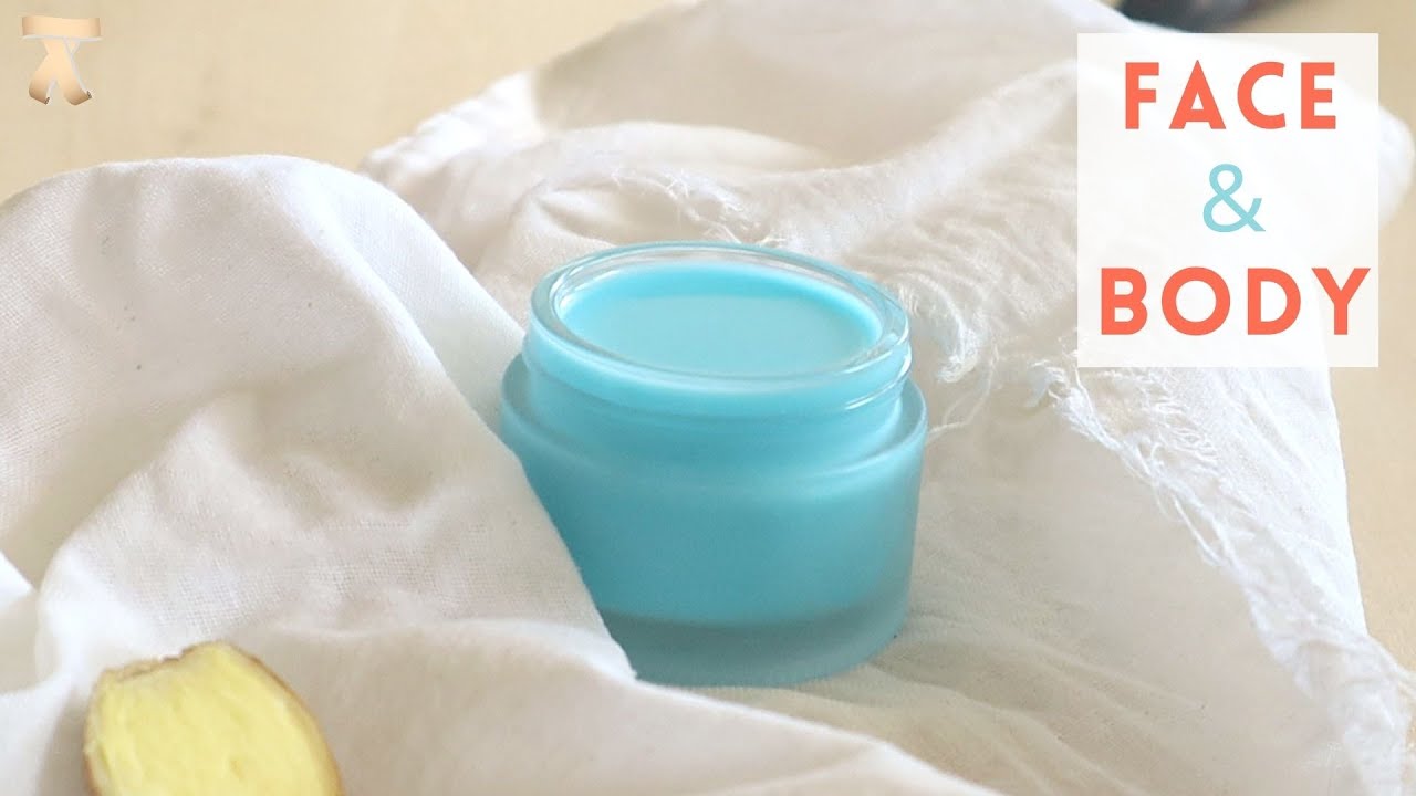 Banana Peel & Ginger Cream Homemade - YouTube