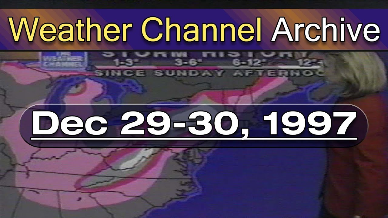The Weather Channel - December 29-30, 1997 - YouTube