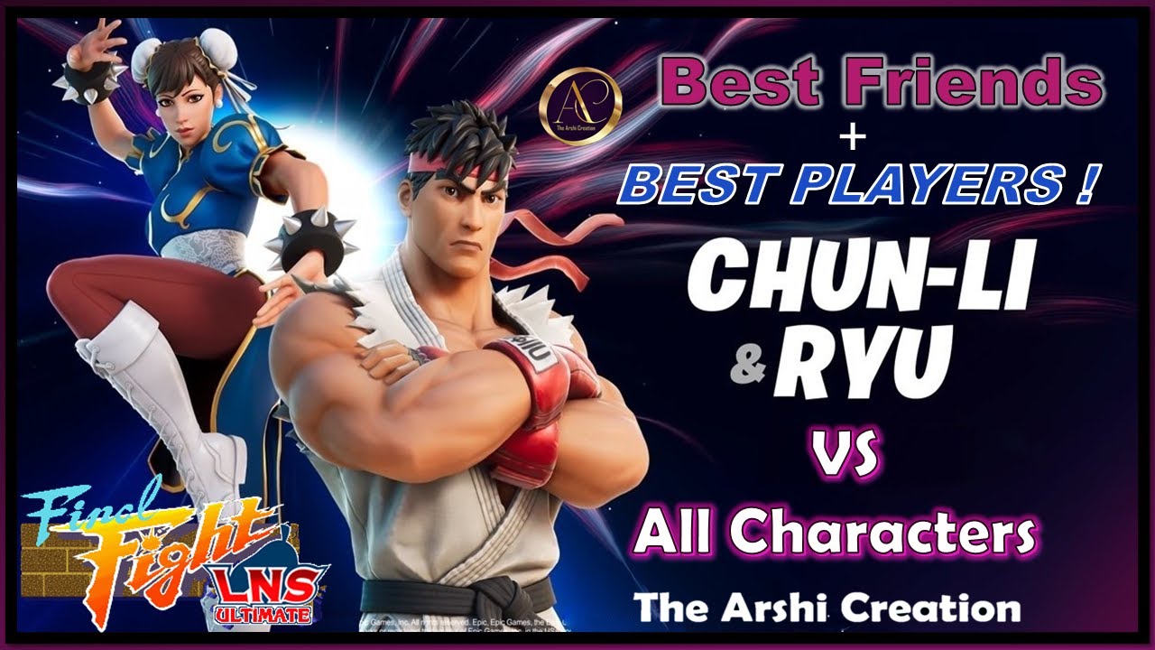 Final Fight LNS Ultimate V.04 (Massive Mode) | Chunli and RYU | all ...