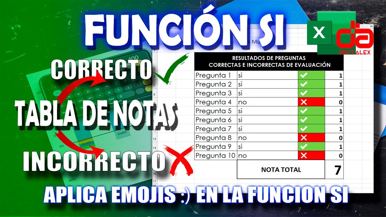 COMO HACER EN EXCEL APROBADO O REPROBADO | FUNCION SI DE EXCEL ...