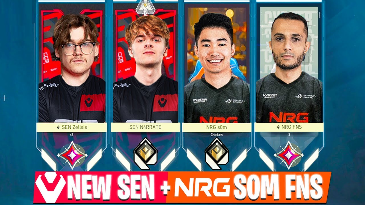 What happens when SEN N4RRATE, SEN Zellsis, NRG s0m, NRG FNS Team Up vs Eggsterr & P0PPIN ...