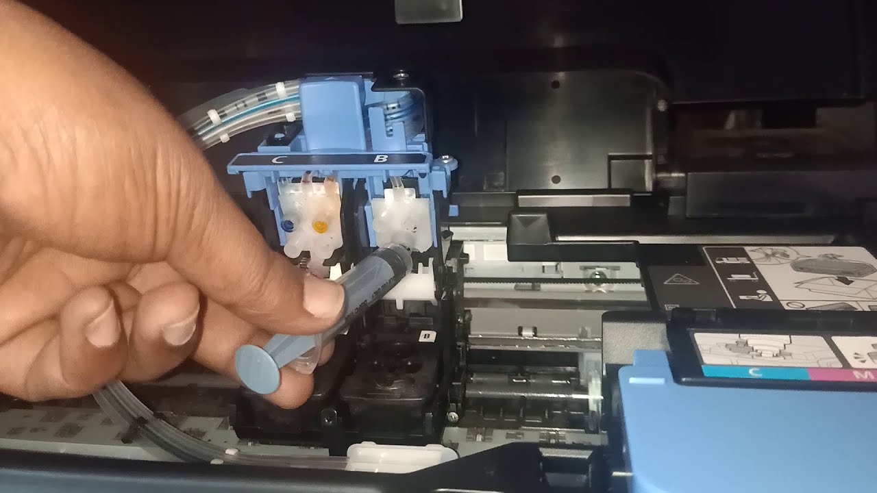 Fix Inkjet printer print issue, Canon Epson and other printers - YouTube