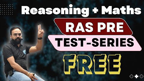 RPSC RAS Pre 2024-25 || Reasoning Crash Course 2024-25 || By Rishi Sir ...