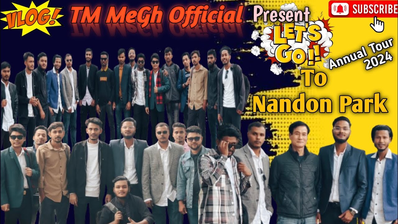 |Let's Go To Nandon Park||নন্দন পার্ক||Annual Tour 2024||Vlog 08||TM ...