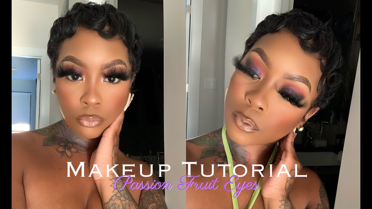 Passion Fruit Eyes💜 | MAKEUP TUTORIAL - YouTube