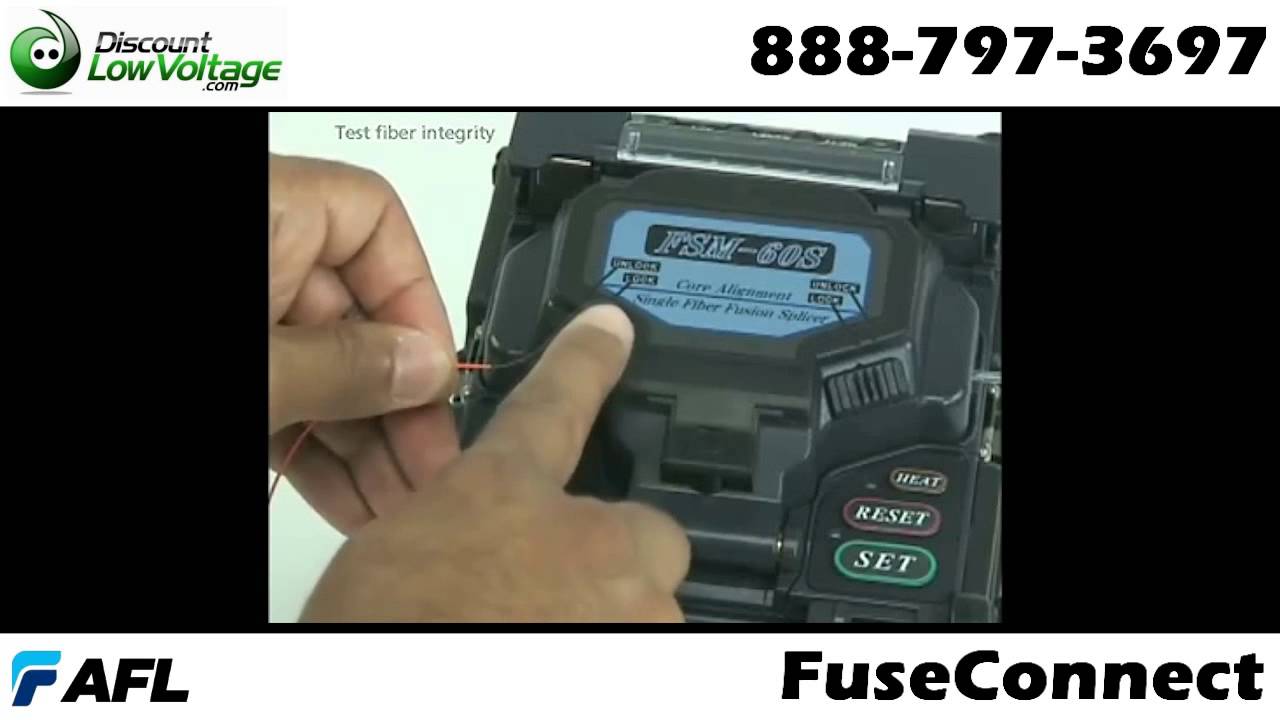 AFL FuseConnect Fusion Splice Fiber Connectors - YouTube