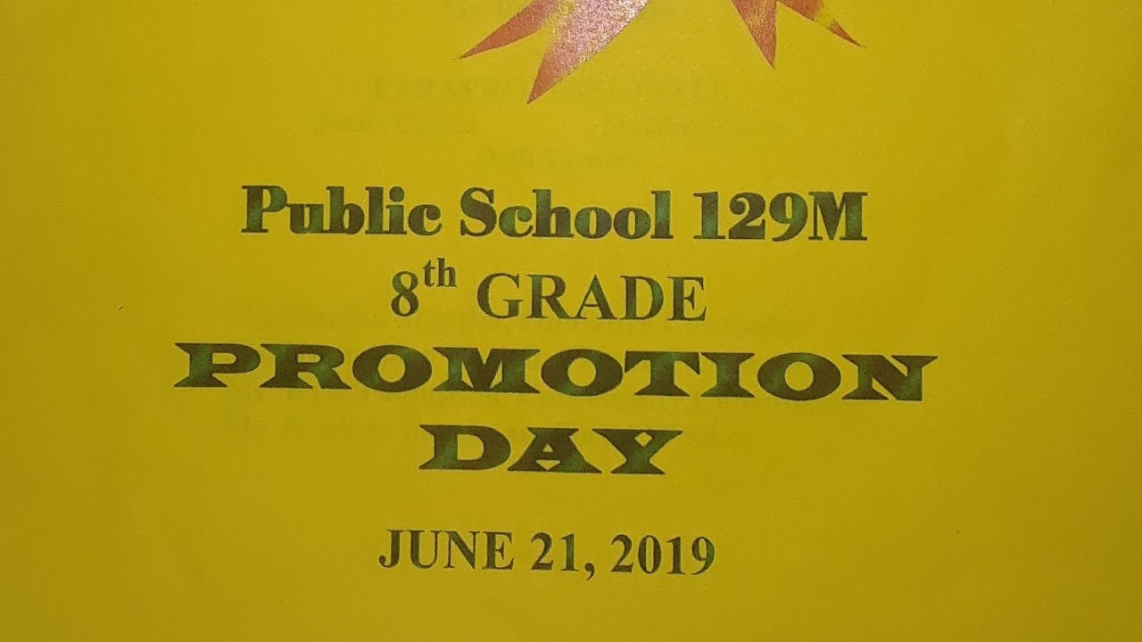PS 129 2019 Graduation and Prom - YouTube