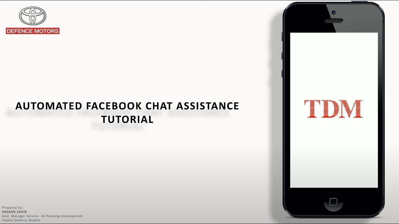 Automated Facebook Chat Assistance - Tutorial - YouTube