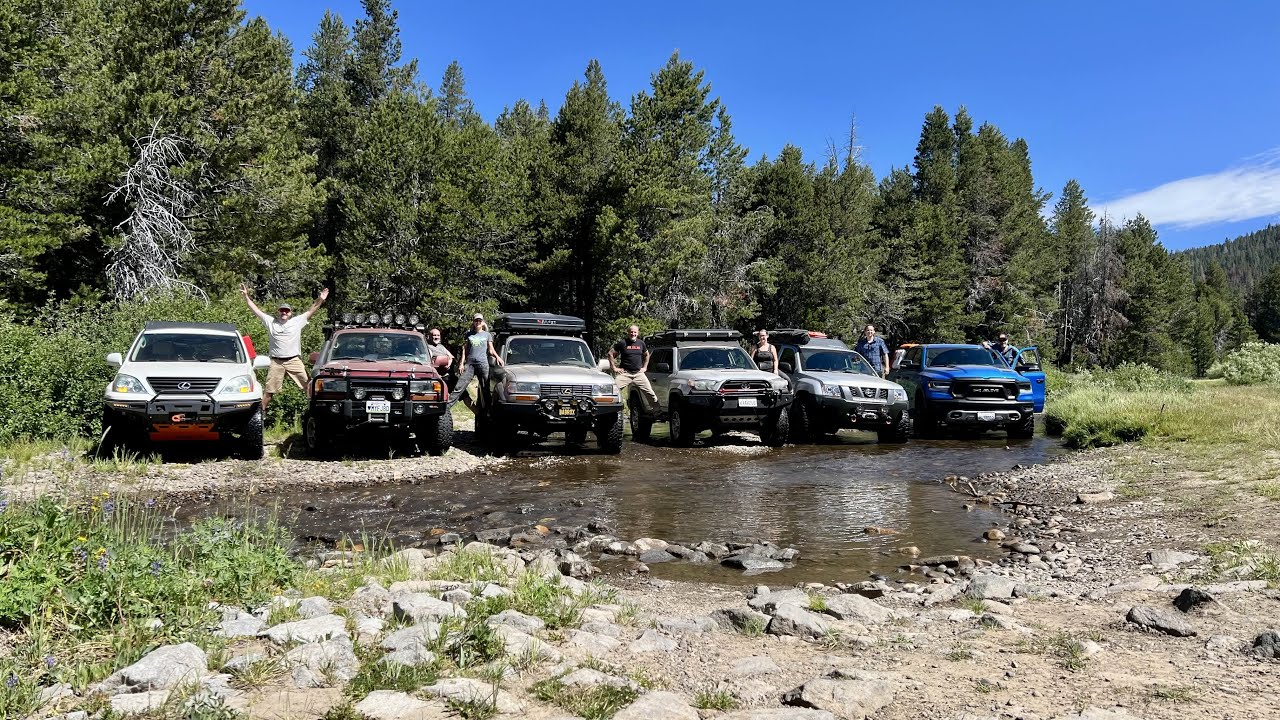 FxF on Deer Valley 4x4 trail GX470 LC80 T4R RAM Rebel XTerra - YouTube