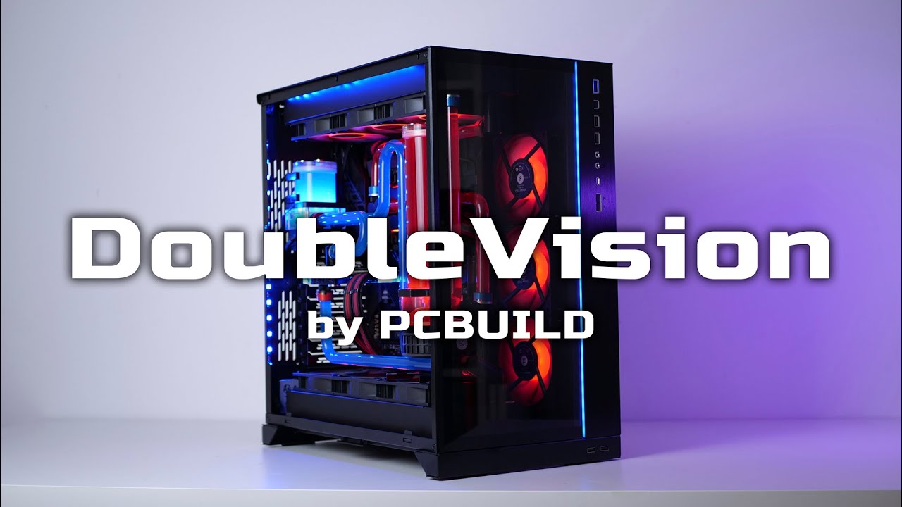 DoubleVision - Custom Water Cooled Dual Loop Build | PCBUILD.BG - YouTube