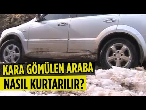 KARA GÖMÜLEN ARABA NASIL KURTARILIR?