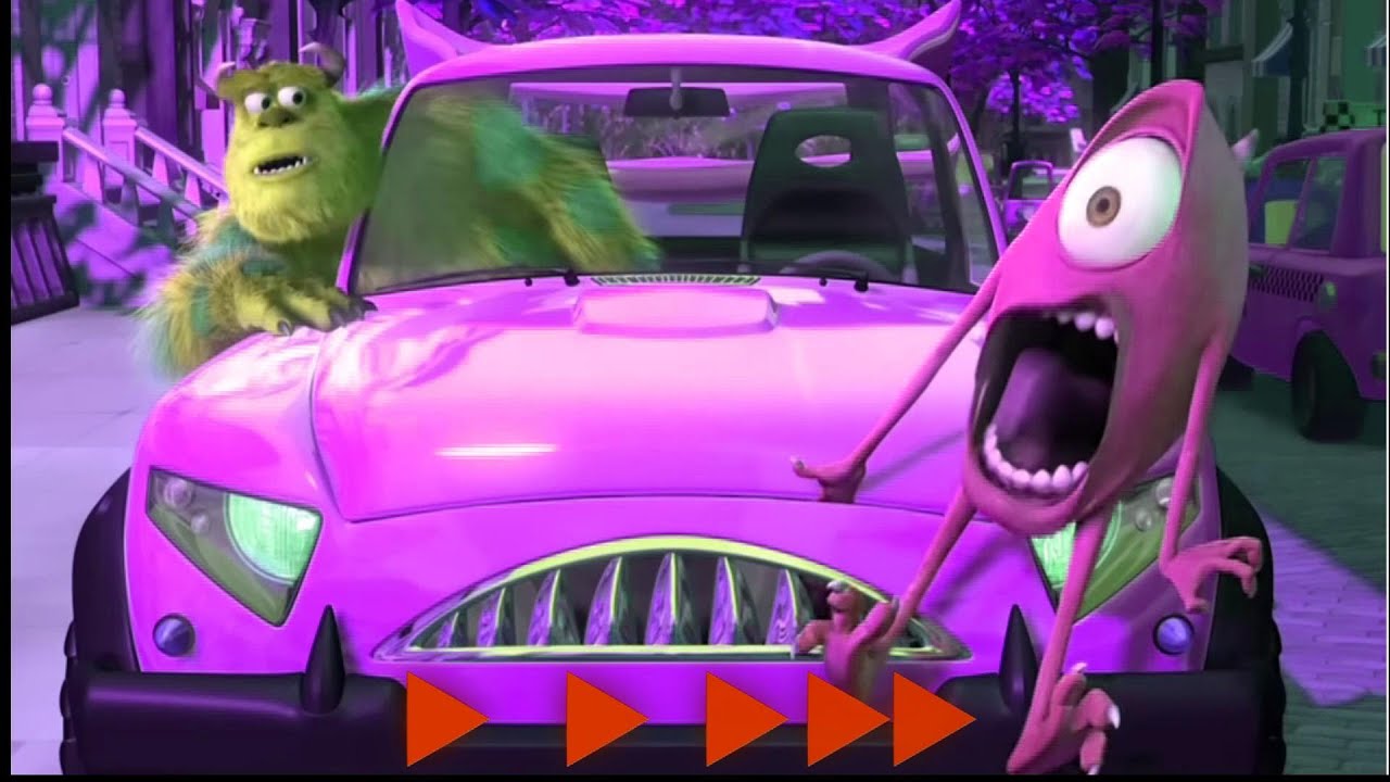 Monster Inc "Ill get it" Funny scene / Mike's Car / Sponsored by ...