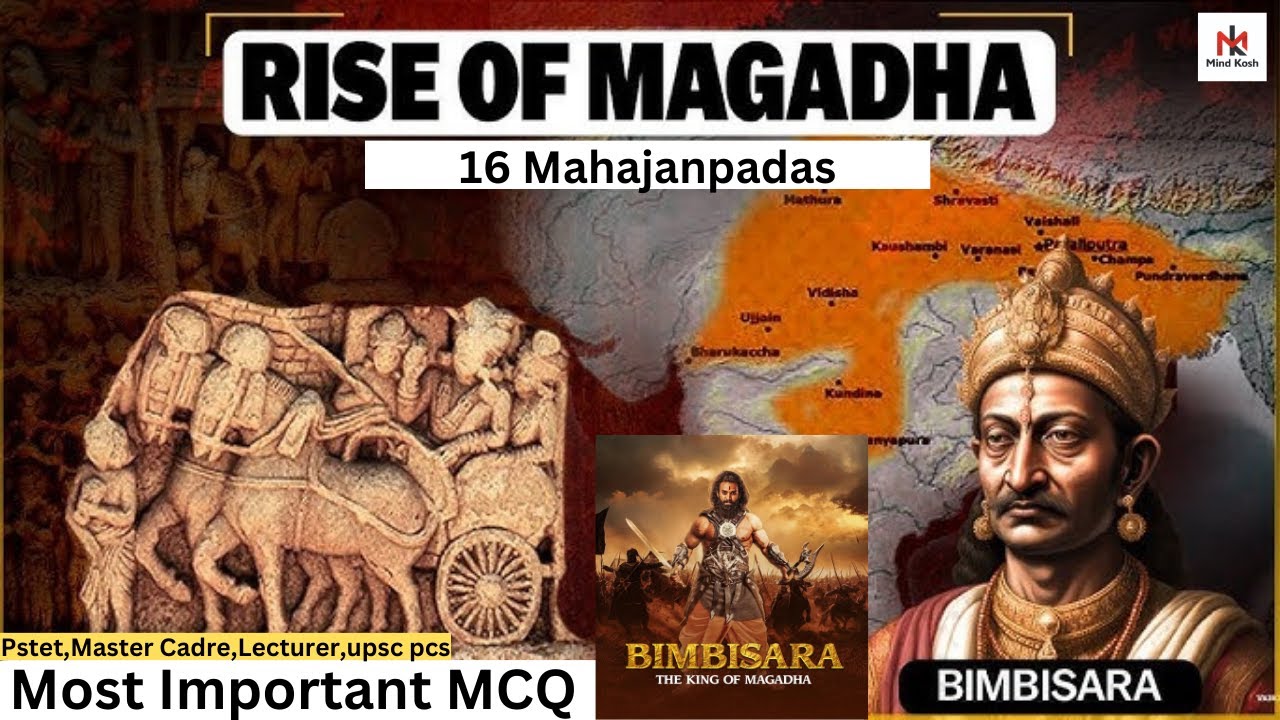 Ancient History-Rise of magadha empire 16 Mahajanpads-Punjab Police,PCS ...