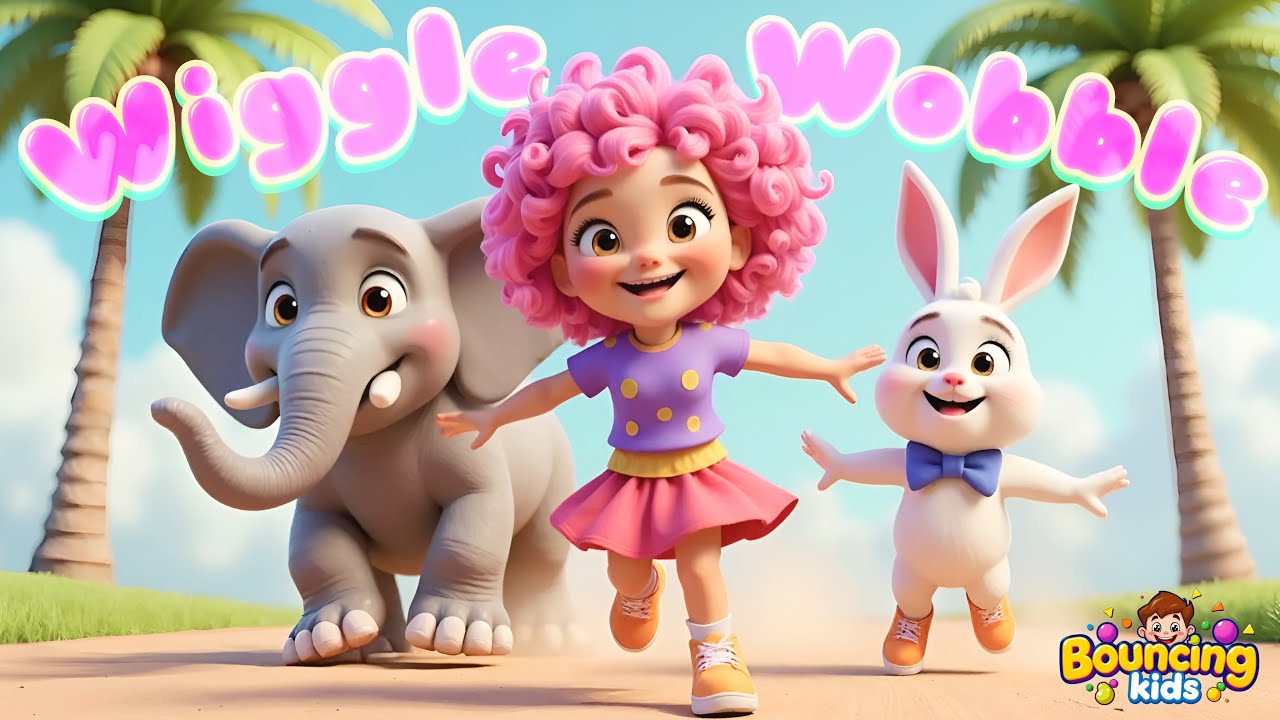 Wiggle Wobble Dance! 🕺 Kids Action Song -Toddlers dance - YouTube