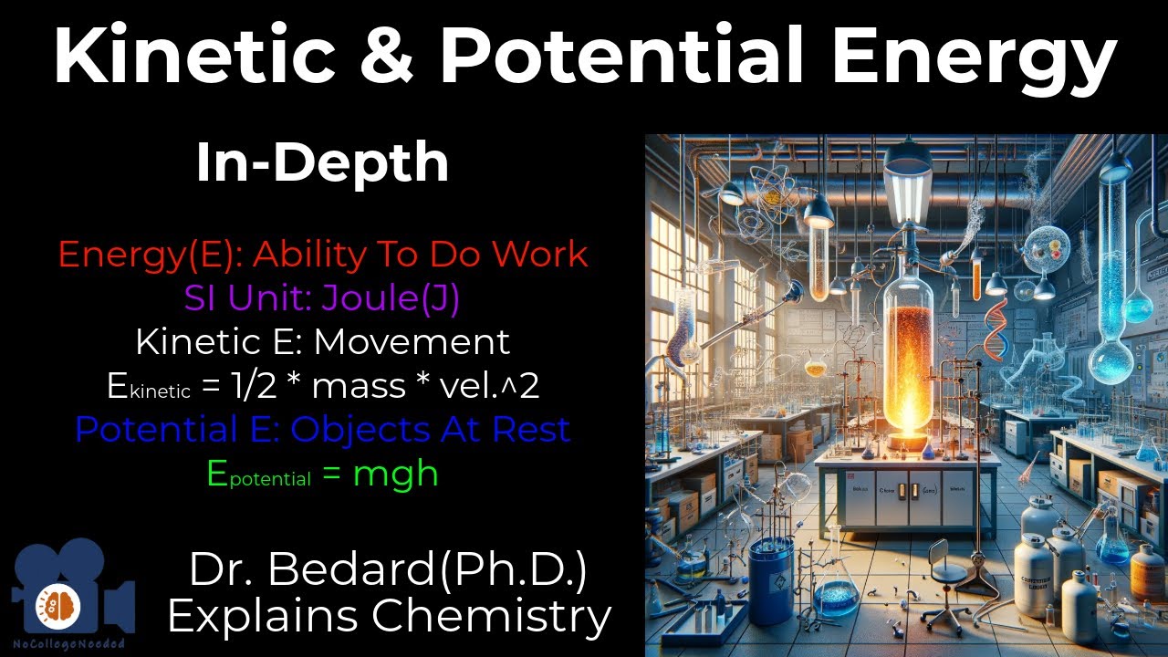 Kinetic & Potential Energy | In-depth | Explained by a Ph.D. Chemist # ...