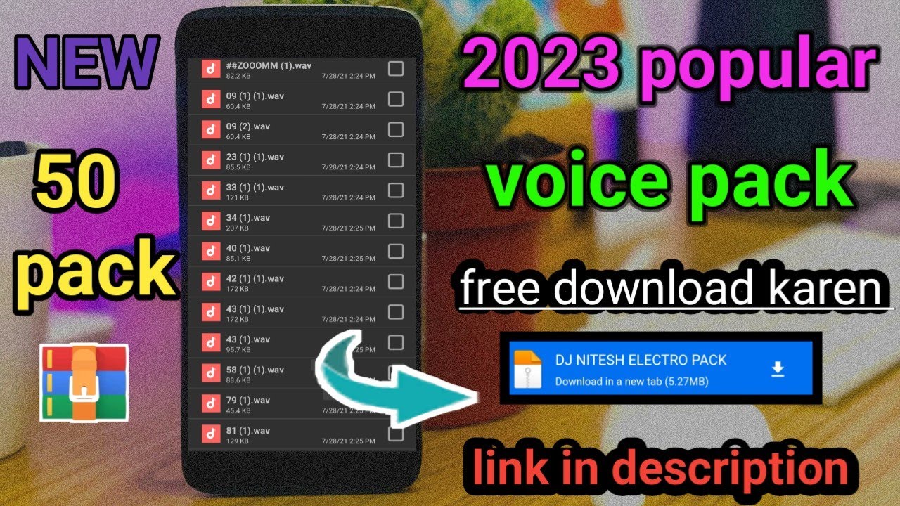 2023 New popular voice pack free download karen link in description ...