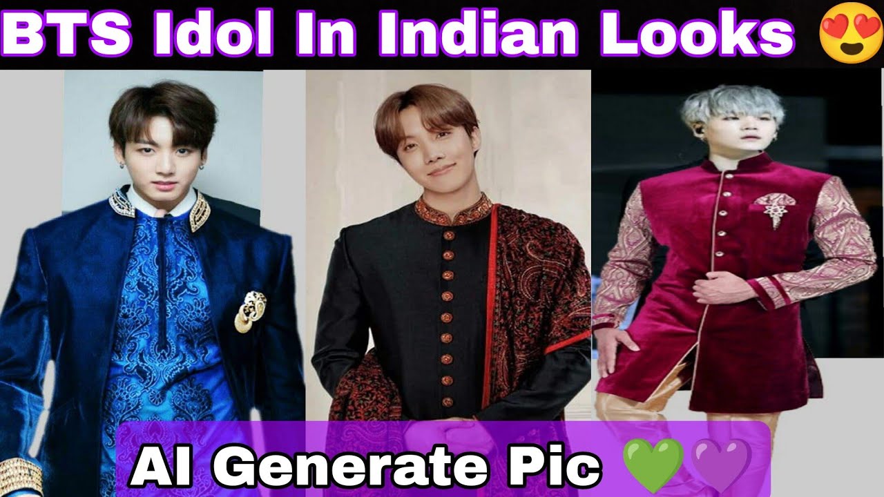 BTS Idol In Indian Desi Dress 🇮🇳•||•Bts In Indian Looks 😍😍#bts #btsarmy ...