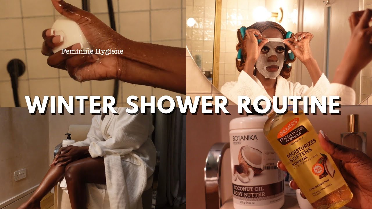 RELAXING WINTER SHOWER ROUTINE 🚿🛀🧼 // SELF CARE, FEMININE HYGIENE, HAIR ...