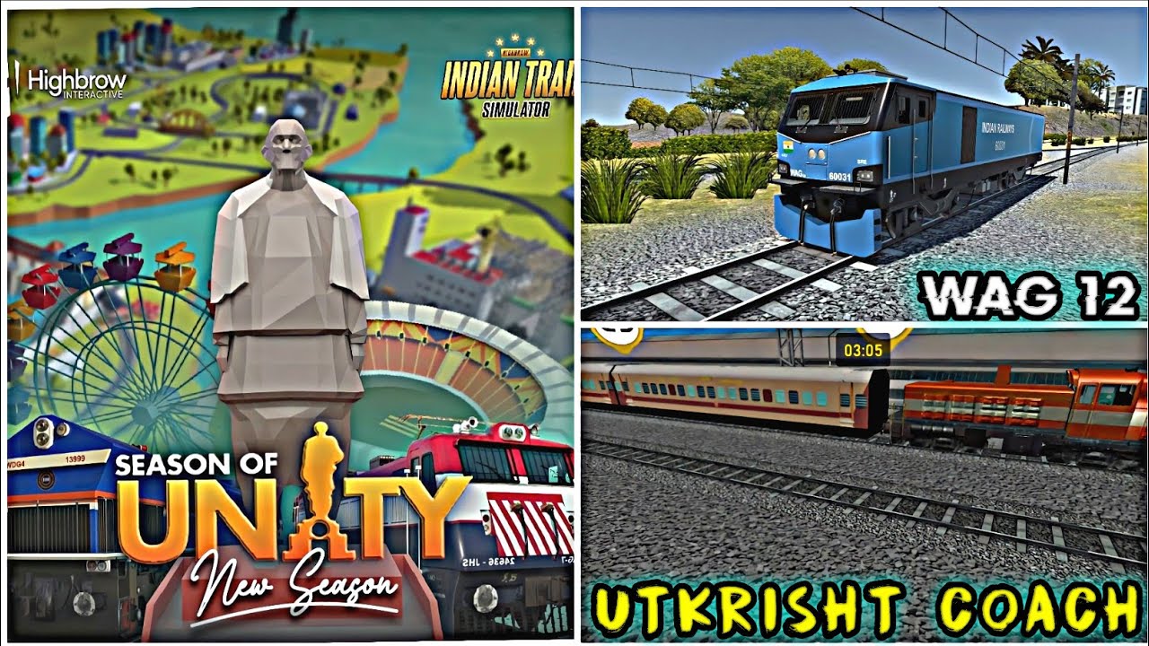 Indian Train Simulator Upcoming Updates | WAG 12 | Season 3 | Releasing ...