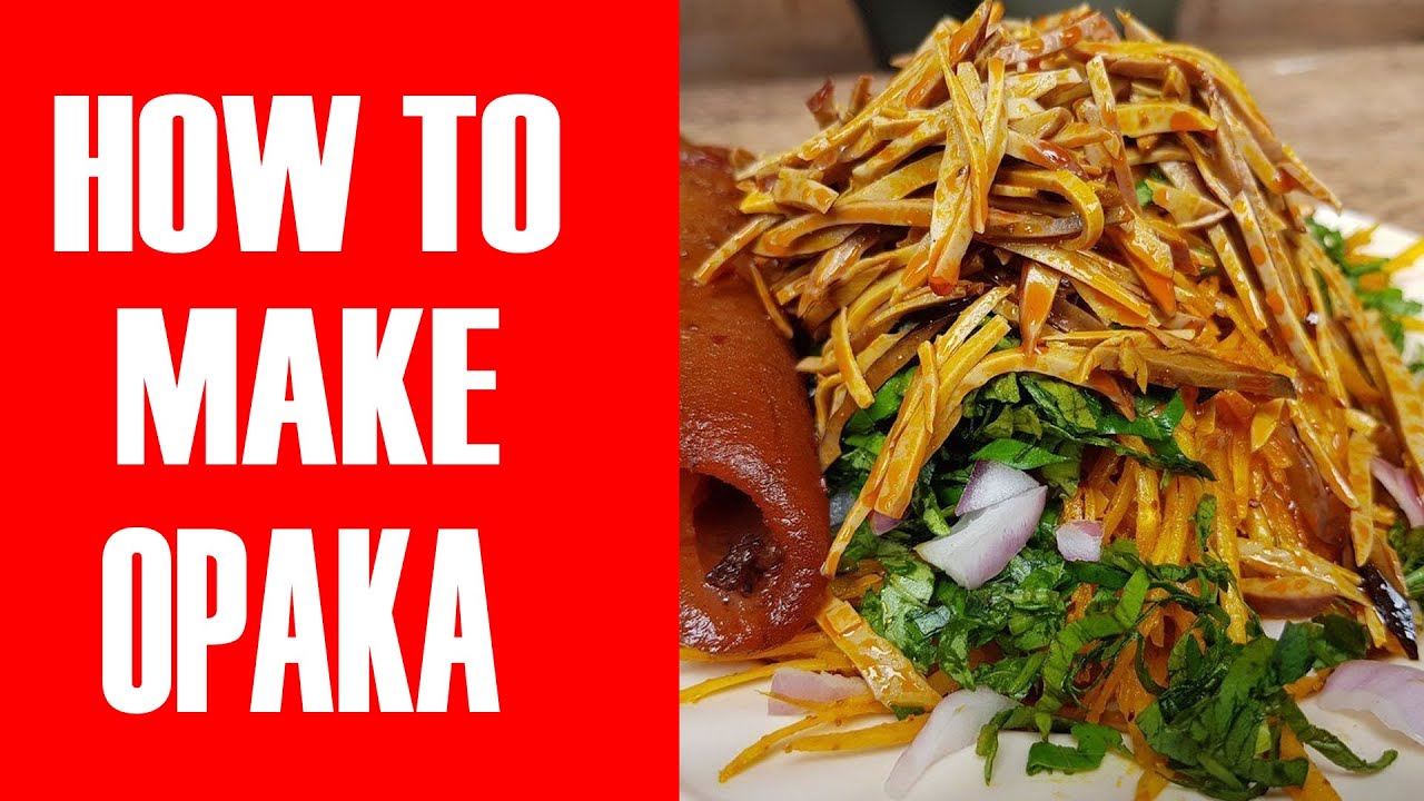 How to Make Oil Beans OPAka | How To Cook Igbo Food - YouTube