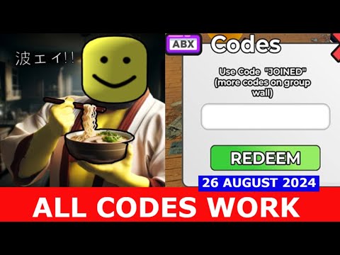 *ALL CODES* 🍜 Make Ramen and Prove Dad Wrong ROBLOX | AUGUST 26, 2024 ...