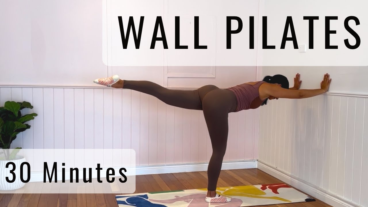 30 Min Wall Pilates | Full Body, No Equipment | Workout At Home! - YouTube
