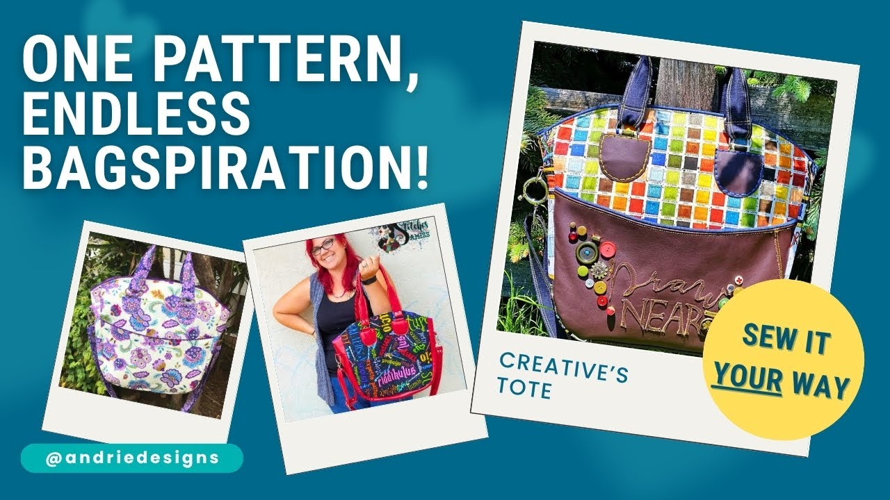 The ULTIMATE Tote for Makers! | Creative’s Tote Pattern Inspiration You ...