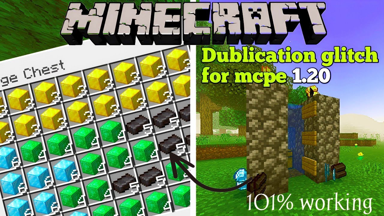 Get unlimited items using this glitch | Minecraft Best Dublication glitch for 1.20 #minecraft ...