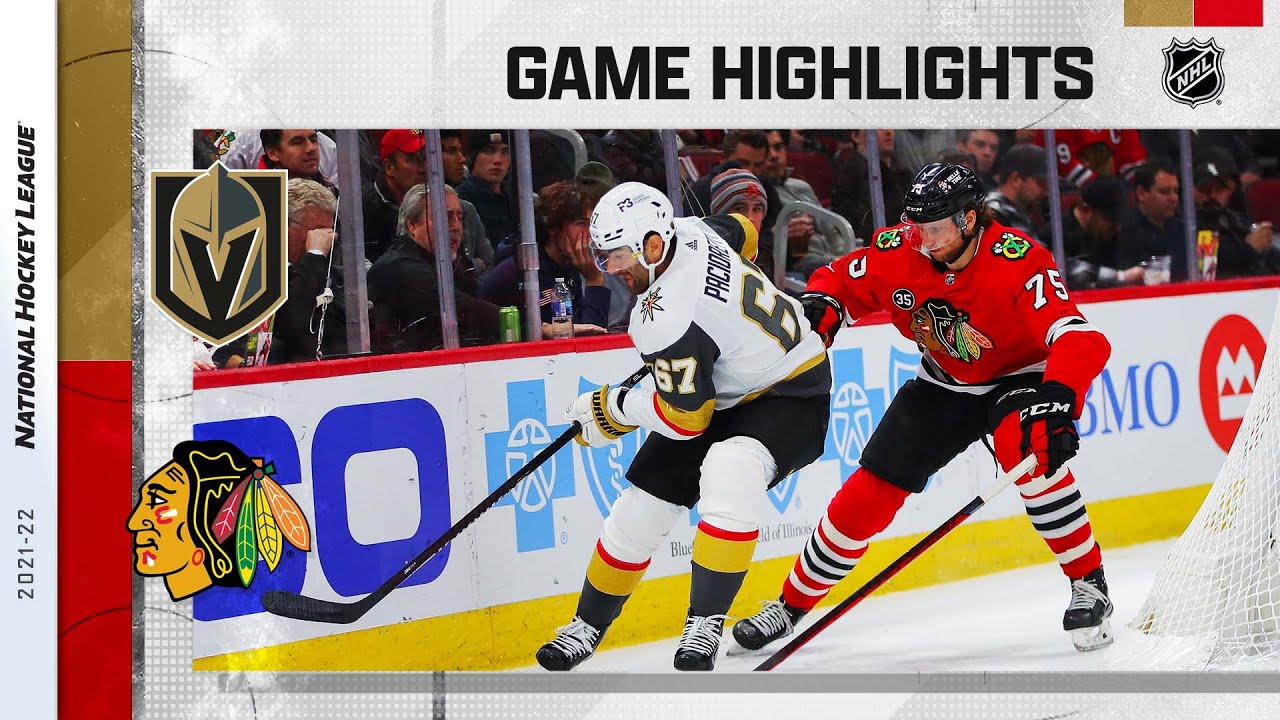 Golden Knights @ Blackhawks 4/27 l NHL Highlights 2022 - YouTube