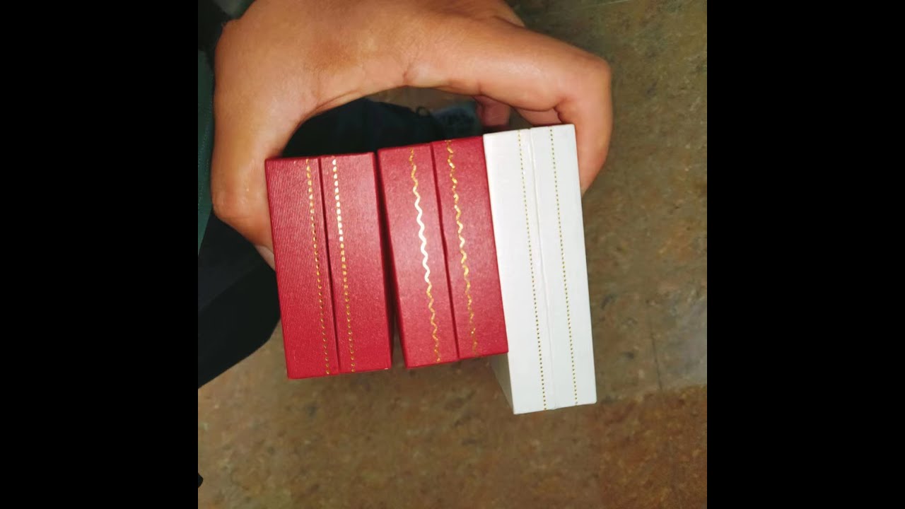 Jewelry box side stamp machine - YouTube