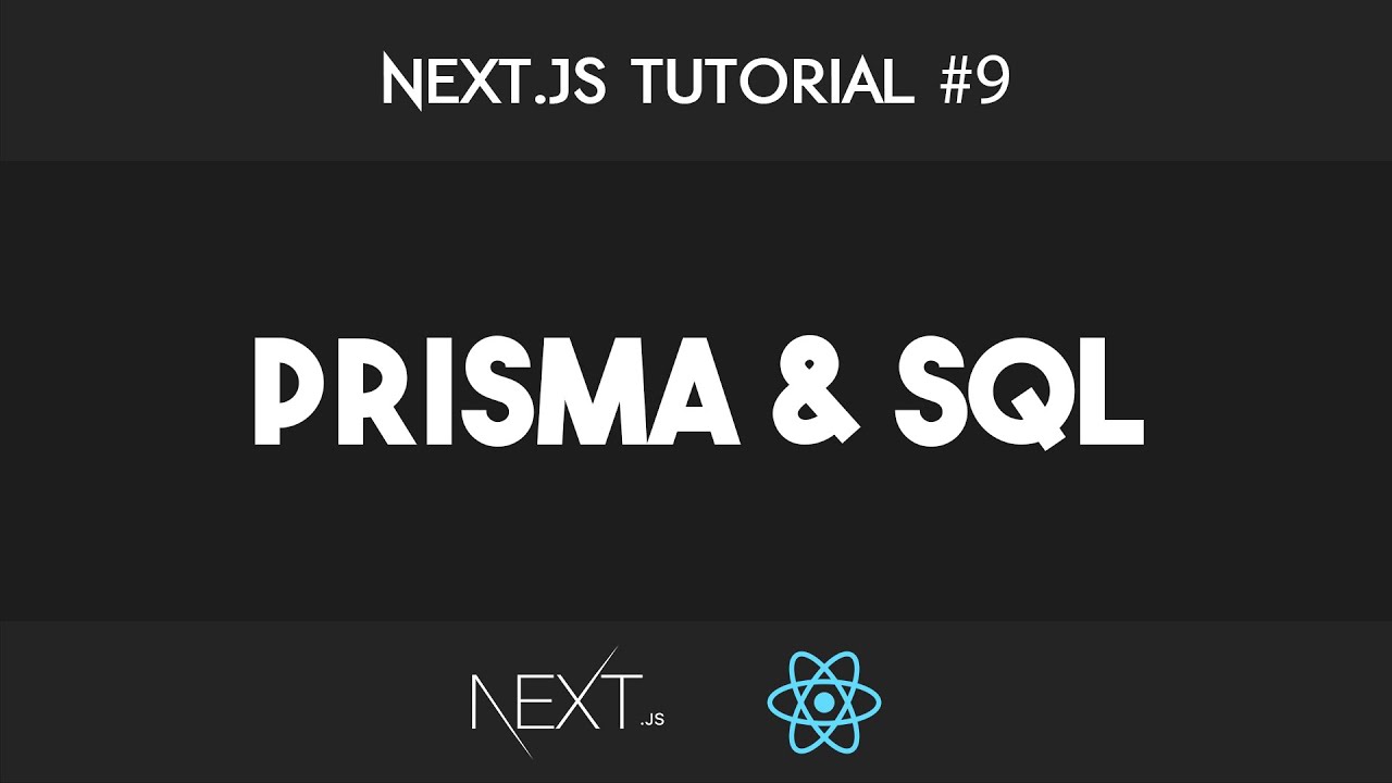 Nextjs 9 Connecting To Mysql Using Prisma Youtube
