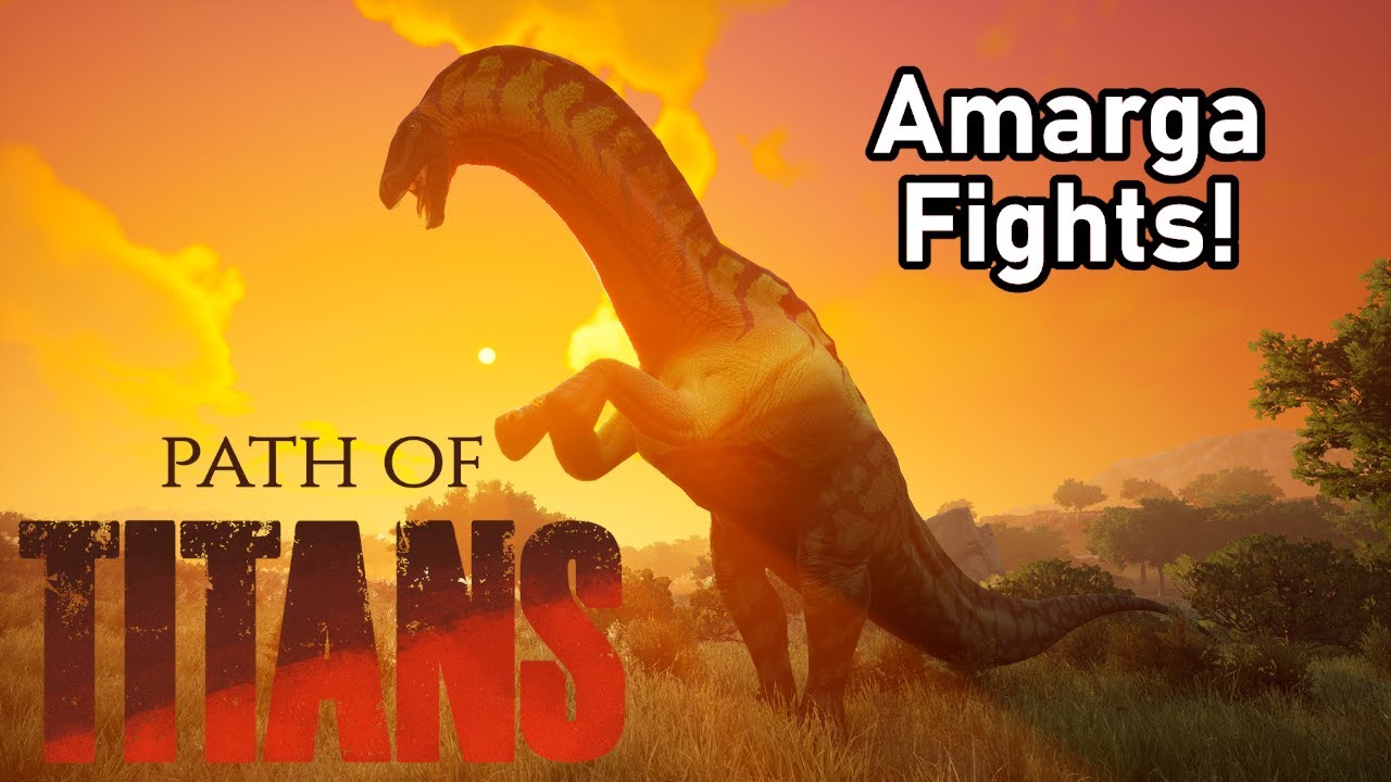Amarga Battles! || Velocci's Realm || Path of Titans - YouTube