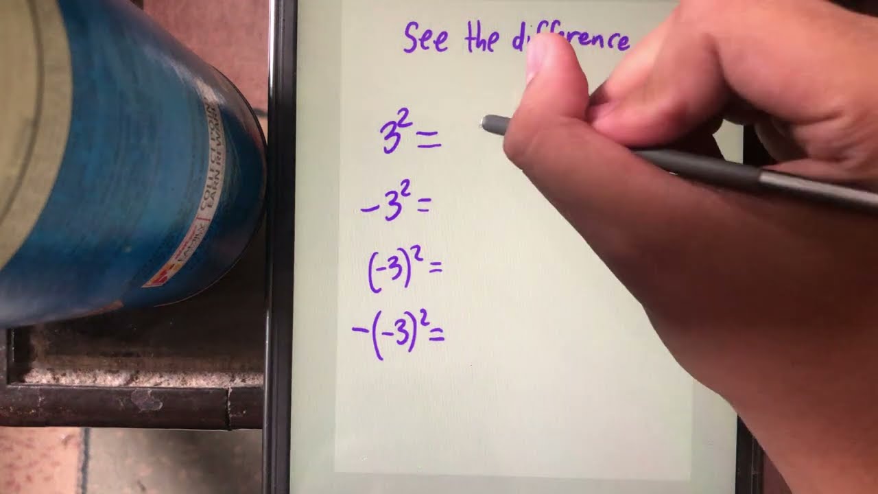 NEGATIVE OR POSITIVE?! Square of integers | Math Rapper - YouTube