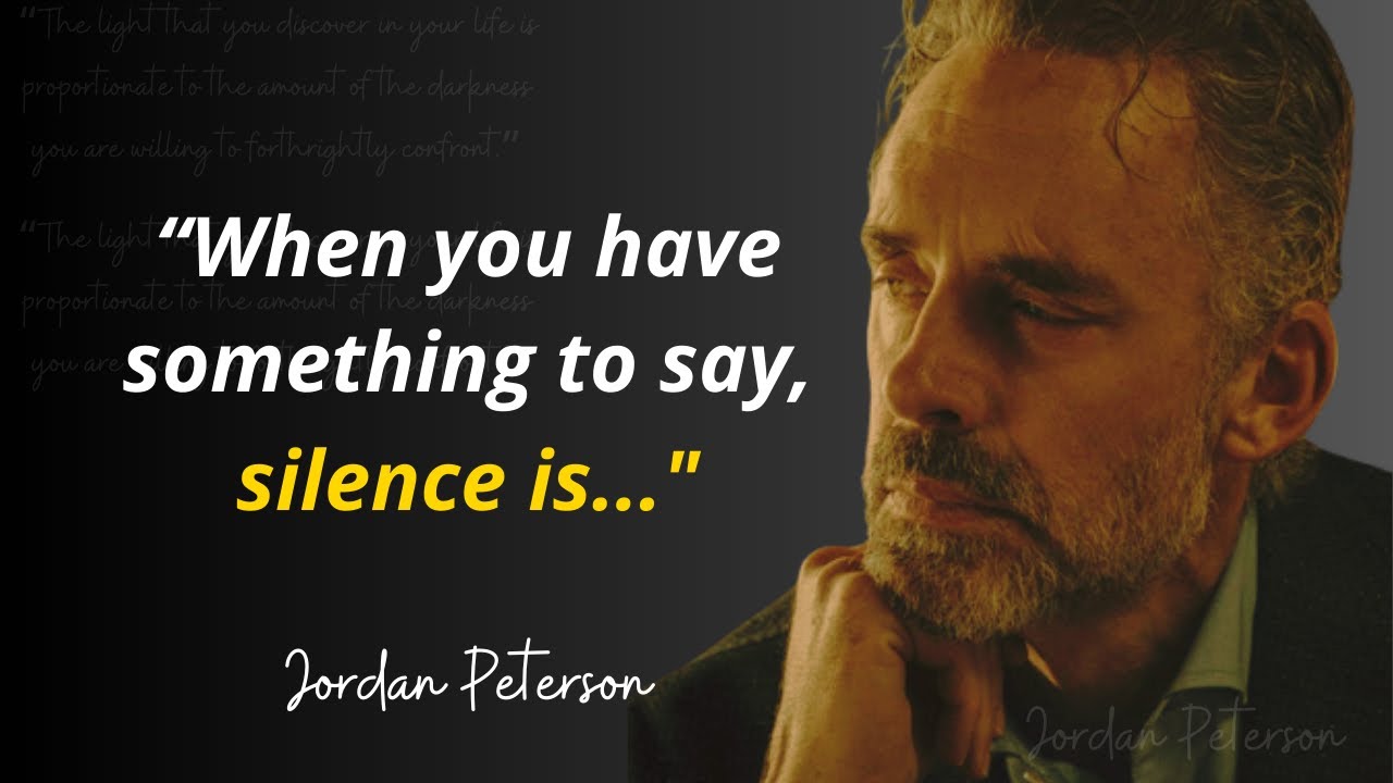 Jordan Peterson Quotes to Inspire You in Your Life || wisequotes ...