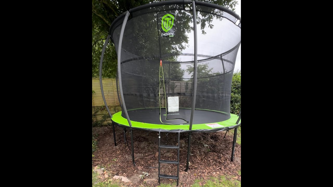 Smyths Thorpe Sports Trampoline 12ft 2024 - what I learnt - YouTube