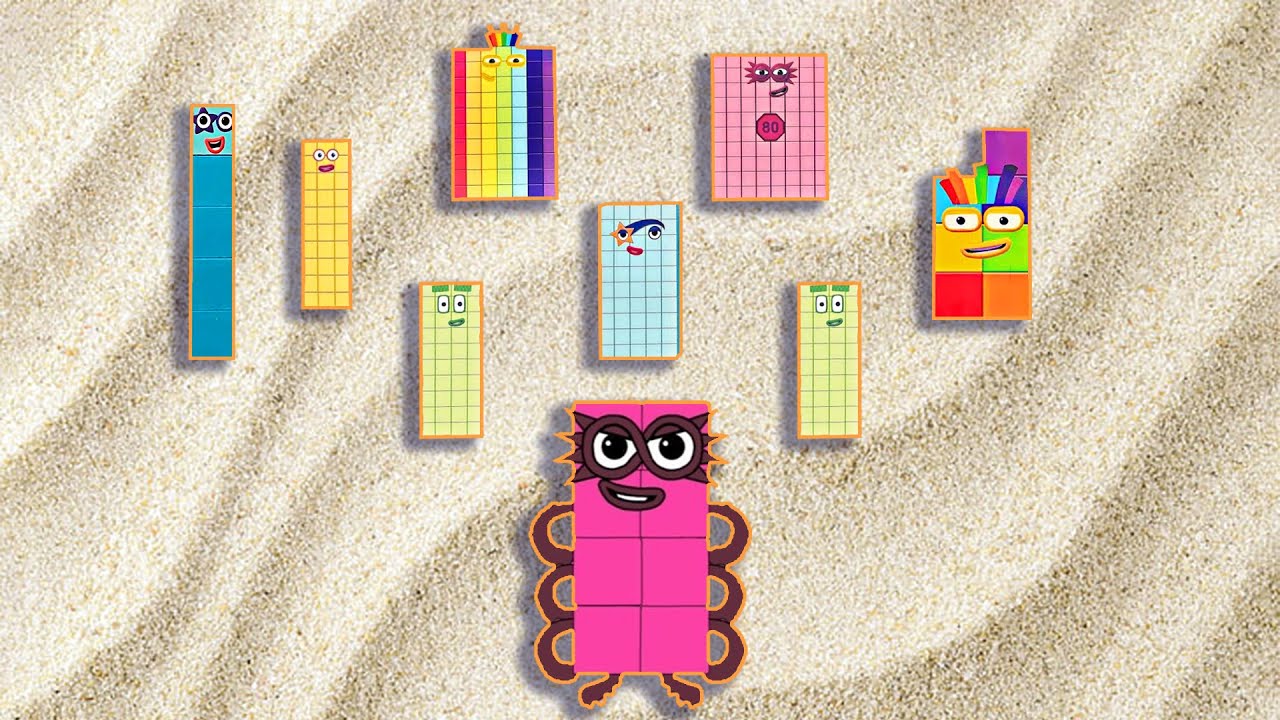 Looking for Numberblocks in Bowl of Number Blobs W Puzzle Pieces ...