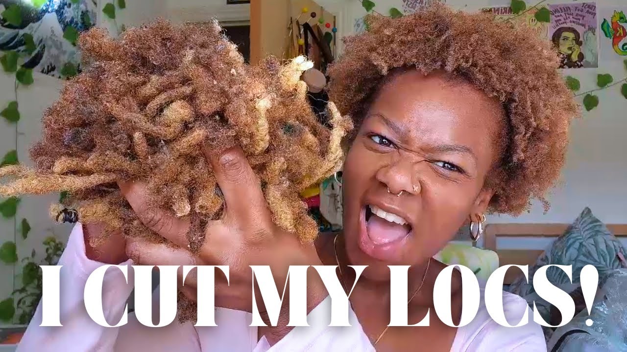 WHY I CUT MY 3 YEAR OLD LOCS | combing out my locs, big chop, new ...