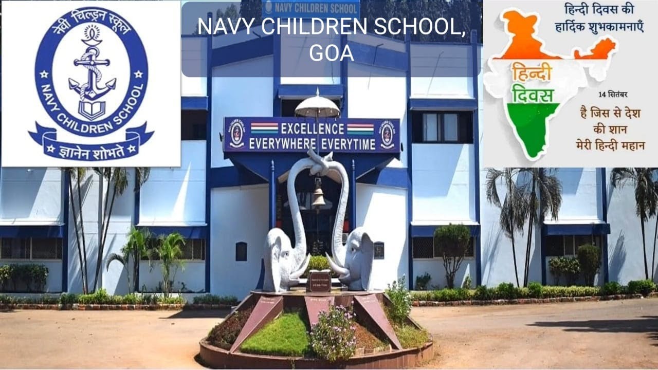 NAVY CHILDREN SCHOOL GOA- Hindi Diwas, September AY 2021-2022 - YouTube