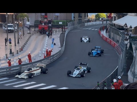 Full Monaco Grand Prix Historic practice day race 