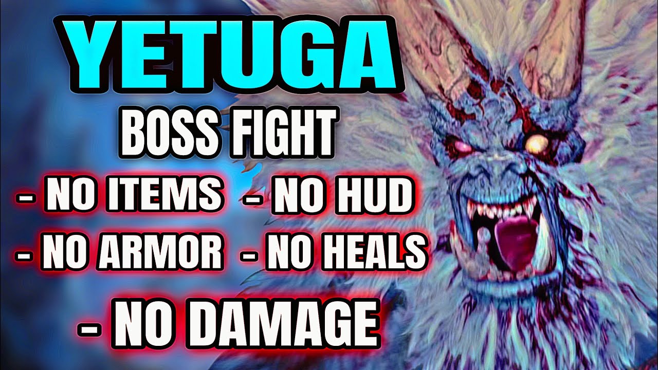 YETUGA BOSS FIGHT CHALLENGE (NO COMMENTARY) | First Berserker Khazan ...