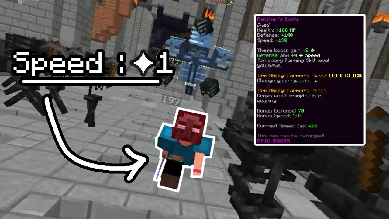 Soloing Floor 7 with 1% Speed (hypixel skyblock) - YouTube
