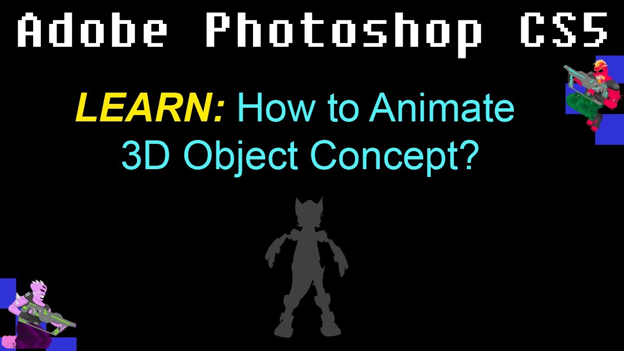 Photoshop: How to Animate 3D Object Concept? - YouTube